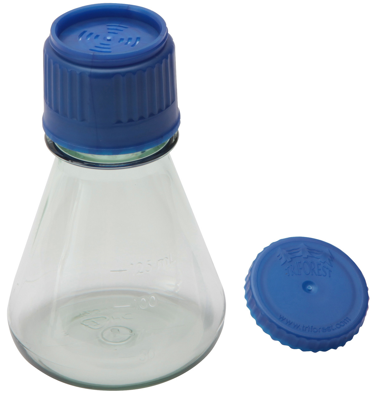 Erlenmeyer Flasks with Screw Cap, Autoclavable Polycarbonate, Sterile ...
