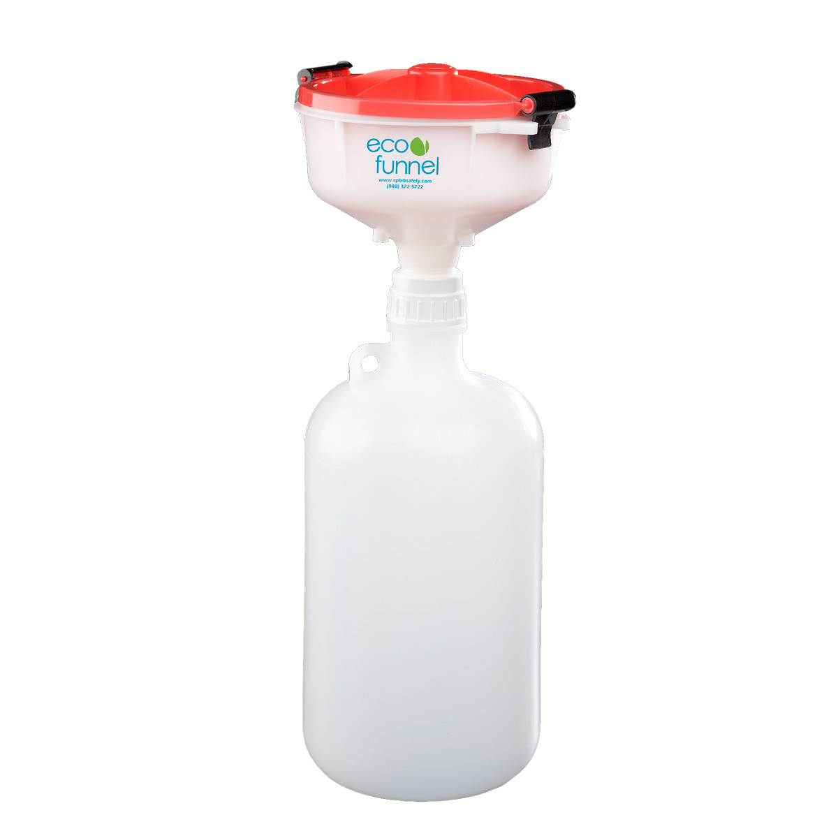 8" ECO Funnel® system with 8 liter ldpe Nalgene® carboy, 53B