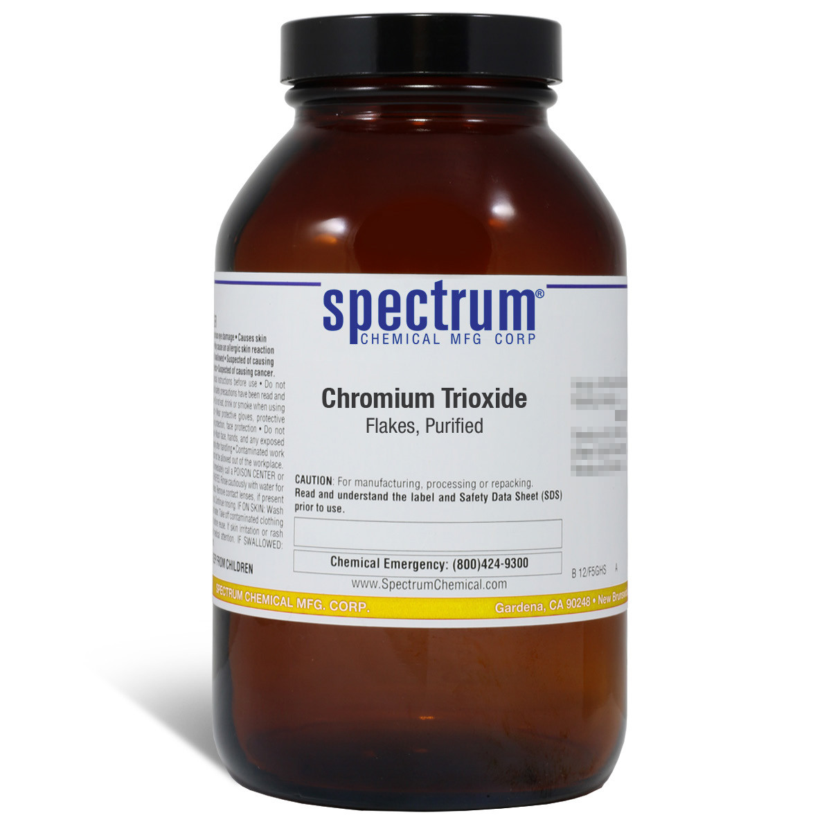 HAZMAT (Dangerous Goods) - Chromium Trioxide, Flakes, Purified, 500g
