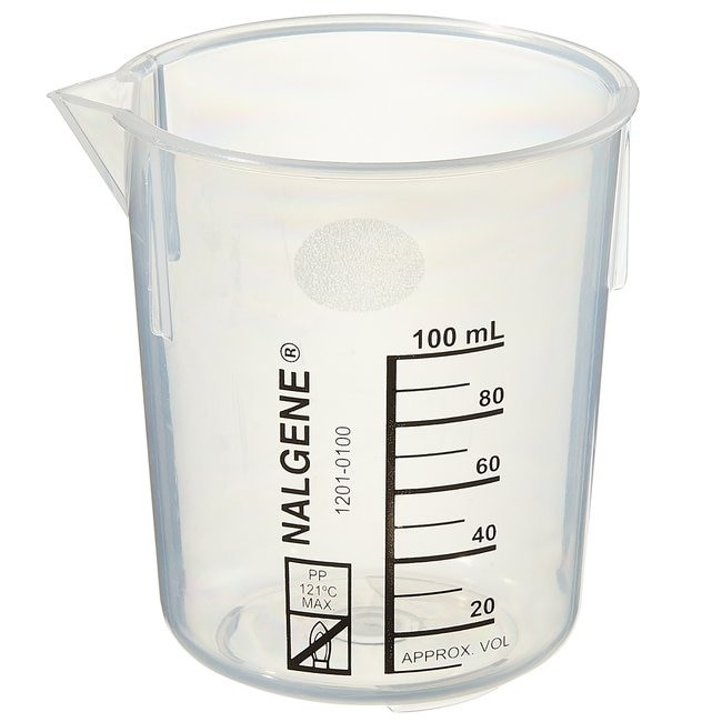 Nalgene® 1201-2000 Polypropylene Beakers, Low-form Griffin Beaker, 2 ...