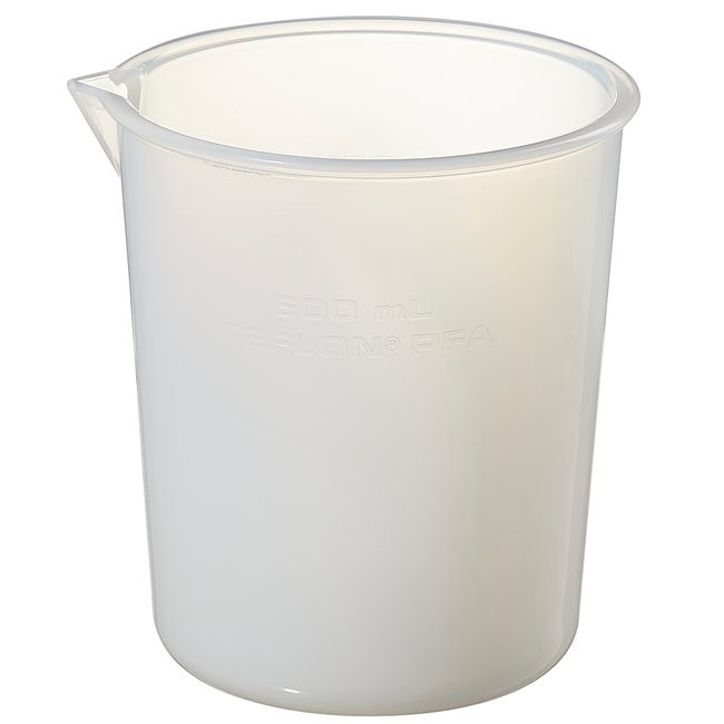 Nalgene® 1510-0250 Teflon PFA Beakers, Low-form Griffin, 250mL, case/6