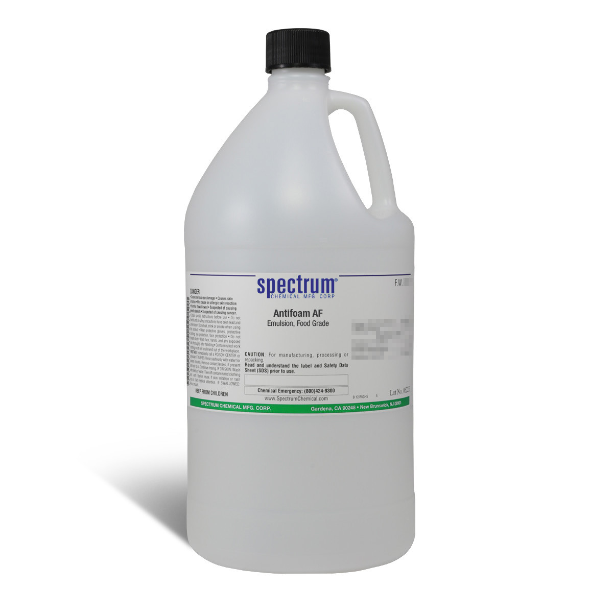 Laboratory Chemicals, Antifoam AF, Emulsion, Food Grade, 4L, Each