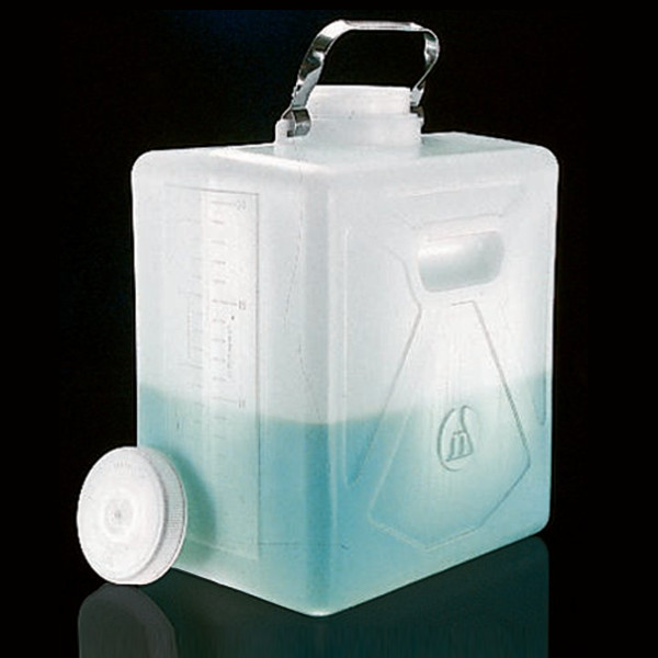 Nalgene® 2211-0050 Rectangular Carboys, 20 Liter HDPE, Stainless Steel ...