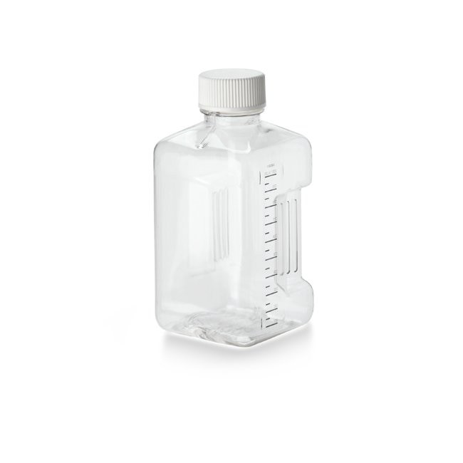 Nalgene® 3230-42 PETG Square Biotainer Bottles, Sterile, 2 Liter Lab ...