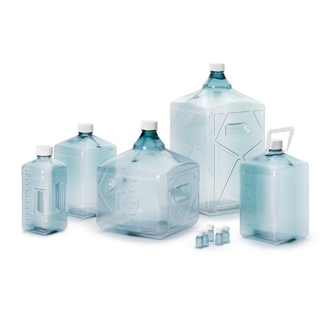 Nalgene® 3415-42 PETG Square Biotainer Bottles, Sterile, 5 Liter Carboy ...