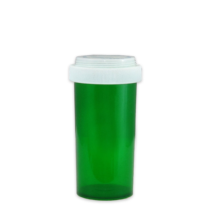 Green Pharmacy Vials, Child Resistant, Reversible, 40 dram (150mL ...