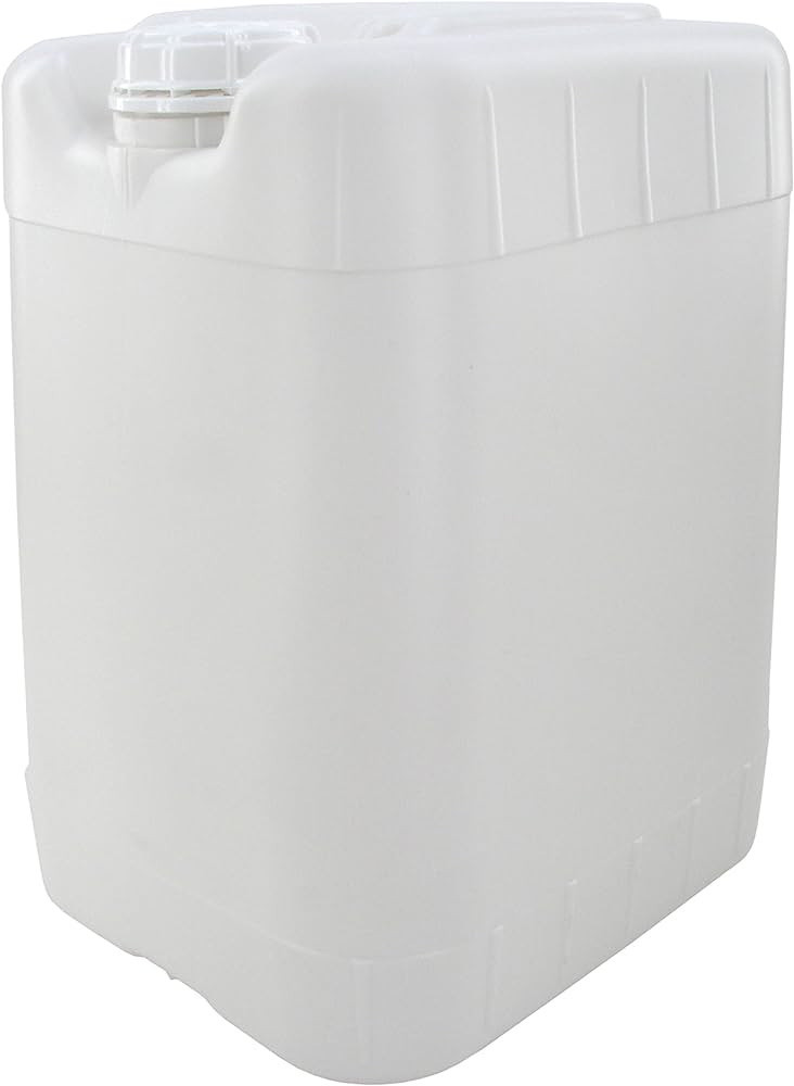 Rectangular Carboy, 5 gallon HDPE, Samson Stacker