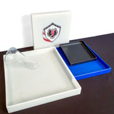 Secondary Spill Containment Tray, Polyethylene, 3/16" Thick, Choose Size