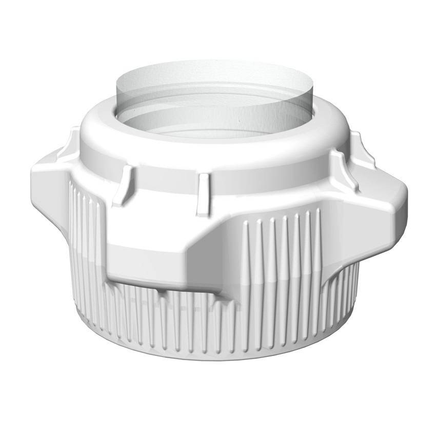 VersaCap® Screw Cap, 83B, EZ-Top, Open Top Cap with Closed Adapter