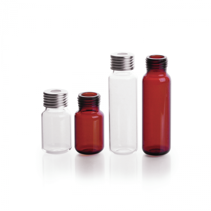 Wheaton® MicroLiter® ScrewTin Magnetic 16 mm Headspace Vials, Clear ...