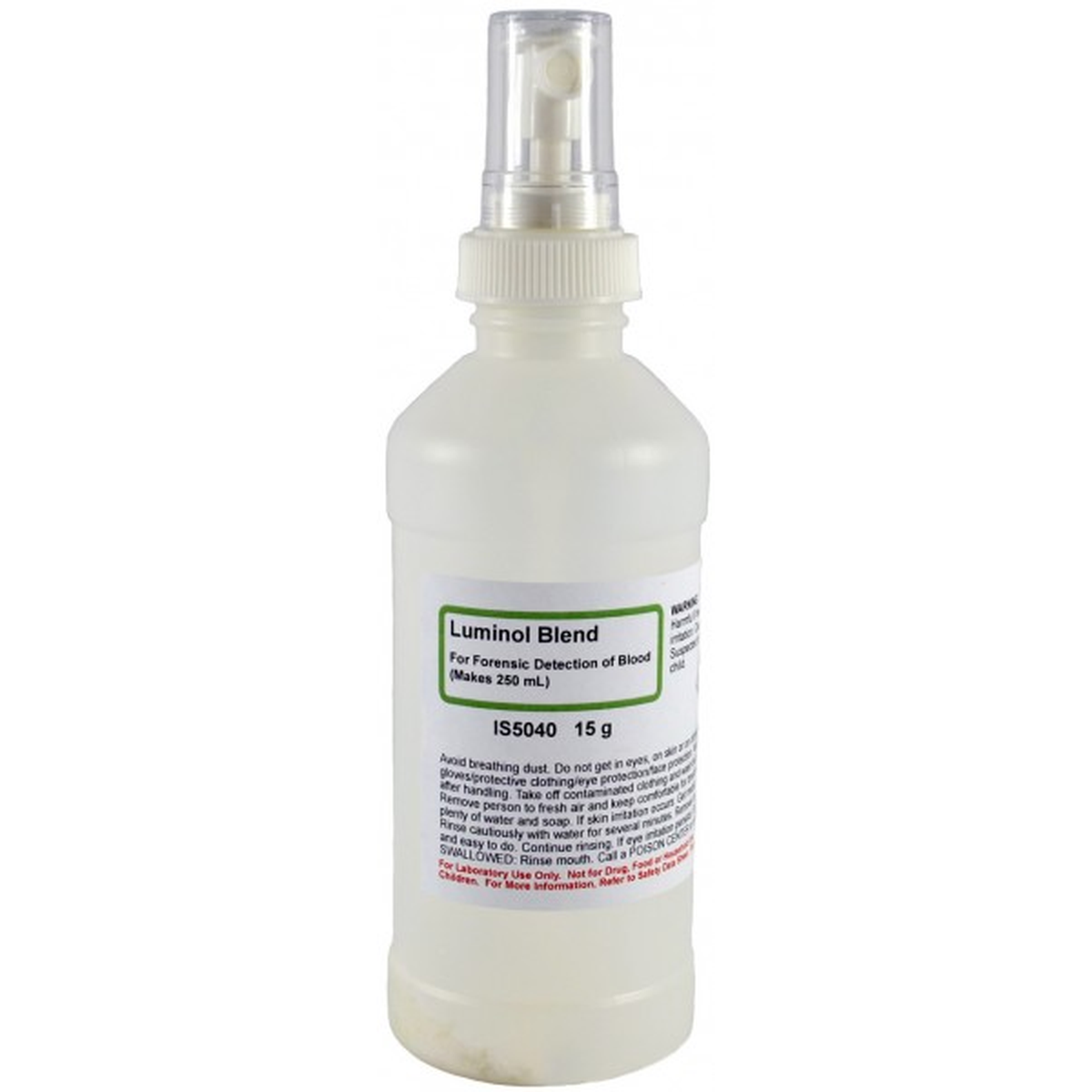 Chemistry Education Kit, Luminol Blend - For Forensic Detection of Blood