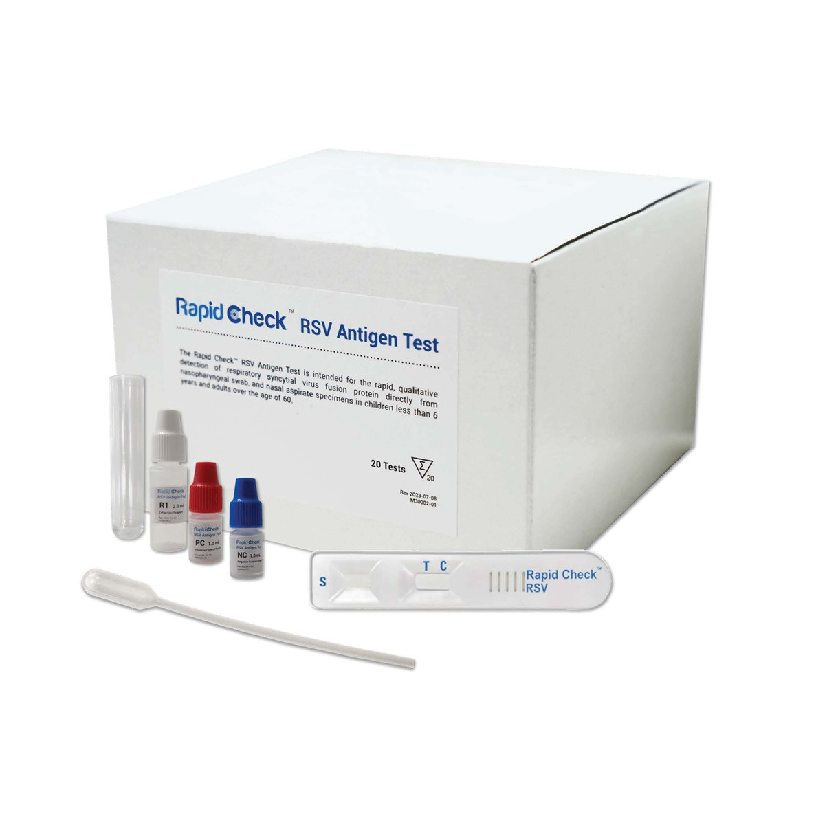 POC Rapid Check RSV Antigen Test Rapid Test, 20 tests/kit ...