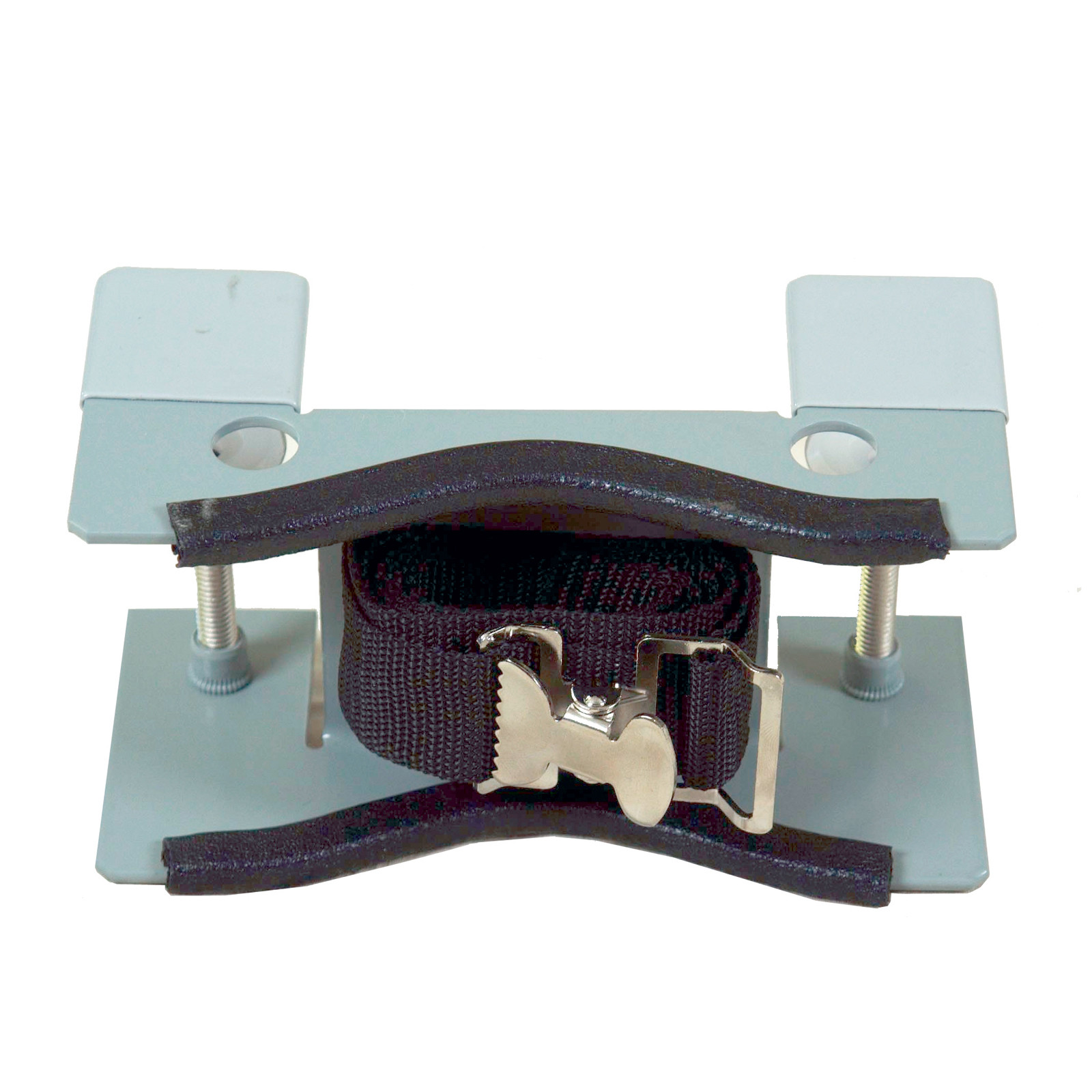 Gas Cylinder Support Bracket, 1 Cylinder Capacity, Bench Mount, Steel