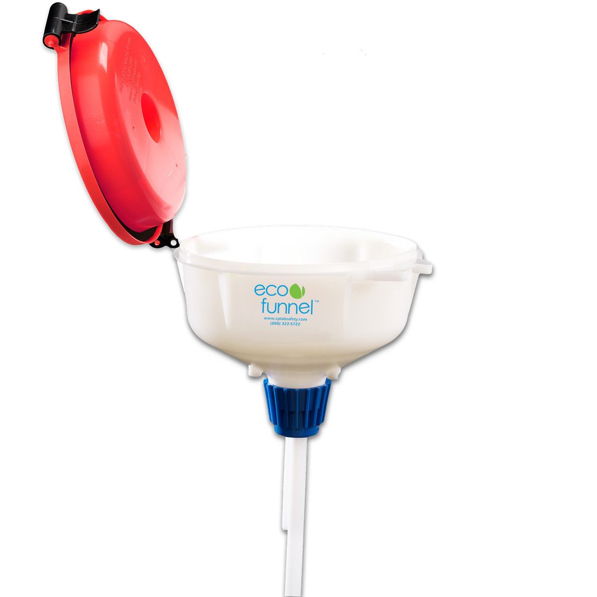 8" ECO Funnel® system with 4 liter, 38-430 cap with secondary container