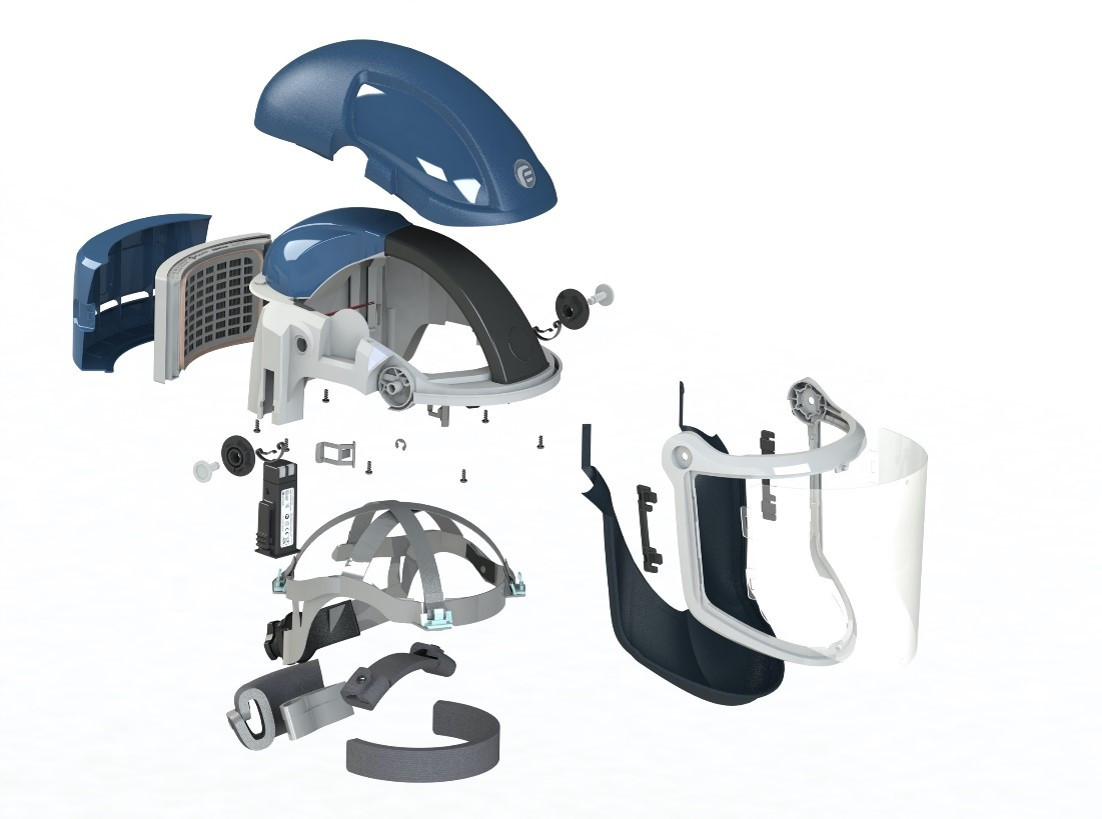 PureFlo 3000 PAPR Lightweight NIOSH Approved Respirator