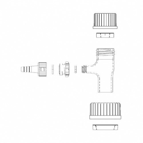 Wheaton® 47mm and 90mm Filtration Adapter Assembly, For Connection ...