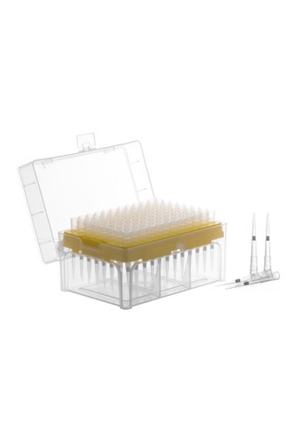 Racked Filter Tips, 200ul, 96 Tips, Graduated, Hydrophobic ...