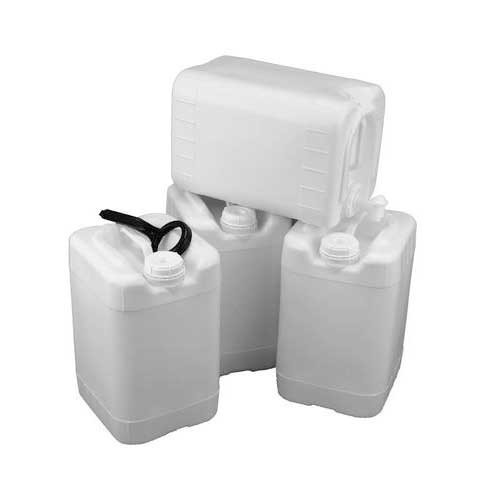 Rectangular Carboy, 5 gallon HDPE, Samson Stacker