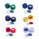 Wheaton® MicroLiter® 9mm Caps With Septa, PTFE / Silicone Septa, Red ...