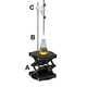Lab-Jacque¨ Carboy Lift Dolly / Lab Jack, Autoclavable
