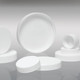 120-400 White Ribbed PP Cap with SturdeeSeal® PE Foam Liner, Each
