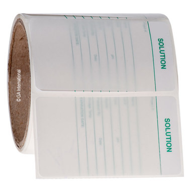 CalTAG Self-Laminating Calibration Labels, Green On White, 3.5" x 2 ...