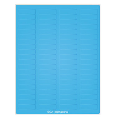 High-Quality Laser & Inkjet Matte Paper Labels (US Letter), Blue, 1.75 ...