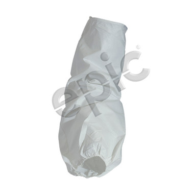 Disposable Poly Blend Cleanroom Sleeve, 21", White, case/200