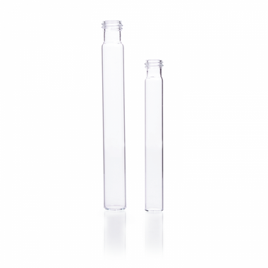 KIMBLE® Flat Bottom Disposable Screw Thread Culture Tube, 18-415, 20 x ...