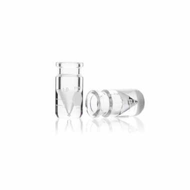 KIMBLE® ACCUFORM® Vial, Graduated, V Bottom Vial, 1mL, case/12