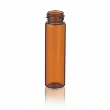 KIMBLE® Amber Screw Thread Vial, 12mL, case/144