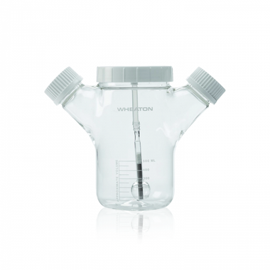 Wheaton® MAGNA FLEX Double Sidearm Spinner Flask, 1000mL