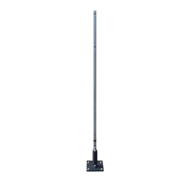 Flexible Sign Post, Steel Pole with Bendable Spring Base, Choose Height