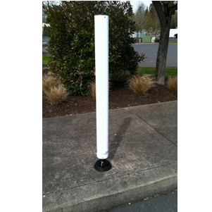 Gorilla Post Temporary Magnetic Bollard, 4" x 48" with Post Sleeve Cover