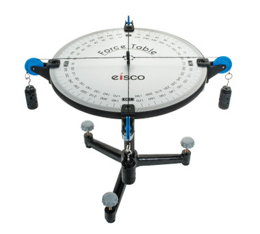 Force Table, 40cm dia., Measure Vector Forces with Stand, Pulleys ...