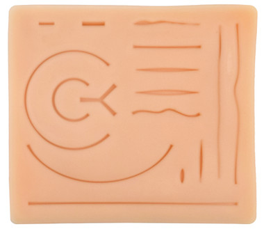Practice Suture Pad, Plastic Suture Pad with Common Cuts & Lacerations ...