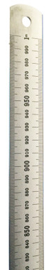 1 Meter Stainless Steel Ruler with Stamped Centimeter and Millimeter ...