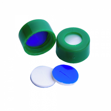 Wheaton® MicroLiter® 9mm Caps With Septa, PTFE / Silicone Septa, Pre ...
