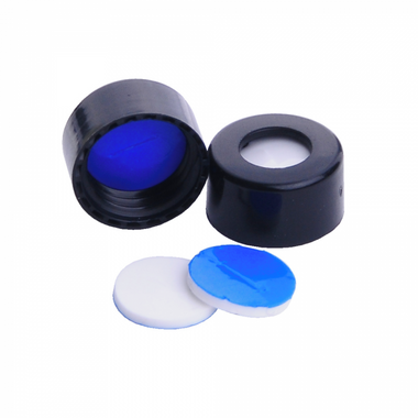 Wheaton® MicroLiter® 9mm Caps With Septa, PTFE / Silicone Septa, Pre ...