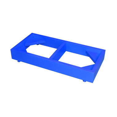 Mini Stak-a-Cab Floor Stand for Mini Stacking SciMatCo Cabinets, Blue