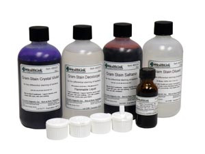 Stains and Reagents, Gram Stain Set, Trad. 4 x 8 oz per box