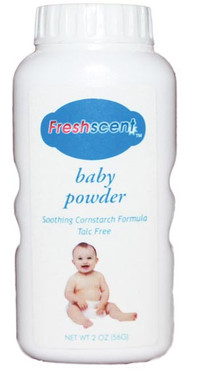 FreshScent Baby Powder, Talc-Free, Soothing Cornstarch Formula, 2 ounce ...