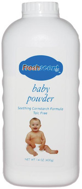 FreshScent Baby Powder, Talc-Free, Soothing Cornstarch Formula, 14 ...