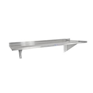 Blickman Wall Shelf Assembly 36" x 12", (2) Mounting Brackets