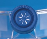 Nalgene® 933002 Nunc Filter Cap for 175cm2 EasY Flask, HDPE, Blue, case/100