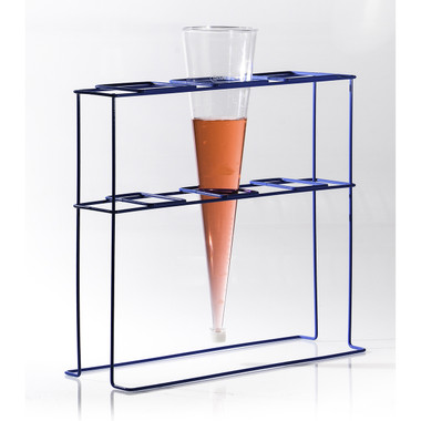 Poxygrid Imhoff Cone Rack, 3 Places, 17-1/2 x 6-3/4 x 16 in.