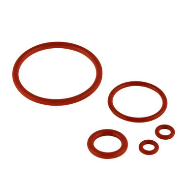 #124 Orange Silicone O-Ring, pack/10