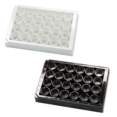 Krystal Microplate, 24 Well, White, Sterile, Tissue Culture Treated ...
