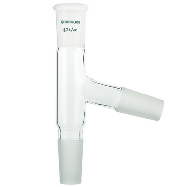 Distillation Adapter, 24/40 Joint Size, Side Inner Joint At 75°, each
