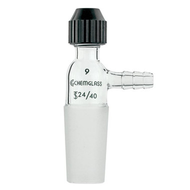 Universal, Inlet Adapter, 24/40 Inner Joint, #15 Chem-Thread, Hose ...